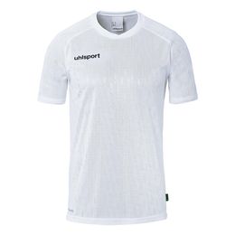 Trainingsshirt Uhlsport "Trainings-T-Shirt Division 28 Kids", M&auml;dchen, Gr. 116, wei&szlig;, Obermaterial: 100% Polyester Pol. recyc.., Shirts