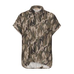 Hemdbluse Culture "Hemd CUmyra", Damen, Gr. M, gr&uuml;n (camouflage), Obermaterial: 100% Baumwolle CO., Blusen Hemdbluse