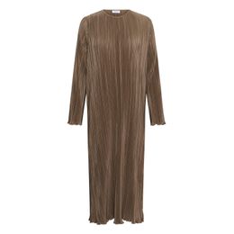Midikleid Saint Tropez "Kleid ZuniSZ", Damen, Gr. M, N-Gr, pine bark, Obermaterial: 100% Polyester PES., Kleider Midikleid