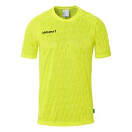 Trainingsshirt Uhlsport "Trainings-T-Shirt Division 28 Kids", M&auml;dchen, Gr. 116, fluo gelb, Obermaterial: 100% Polyester Pol. recyc.., Shirts