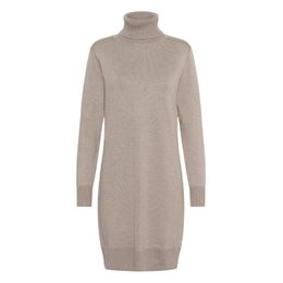 Midikleid Saint Tropez "Kleid U6801", Damen, Gr. M, N-Gr, fog melange, Obermaterial: 70% Viskose LENZING ECOVERO CV LenzEcov. 30% Polyester PES., Kleider Midikleid