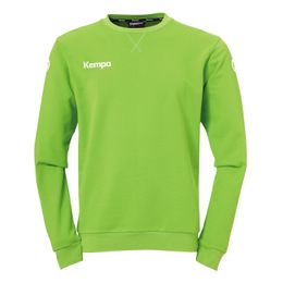 Trainingsshirt Kempa "Sweatshirt TRAINING TOP Kids", M&auml;dchen, Gr. 116, hope gr&uuml;n, Obermaterial: 80% Baumwolle CO. 20% Polyester PES., Shirts