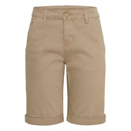 Shorts Culture "Shorts CUalba", Damen, Gr. 36, N-Gr, dune, Obermaterial: 98% Baumwolle CO. 2% Elasthan EL., Hosen Shorts