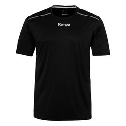 T-Shirt Kempa "Shirt POLY Kids", M&auml;dchen, Gr. 116, schwarz, Obermaterial: 100% Polyester Pol. recyc.., Shirts T-Shirt
