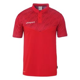 Poloshirt Uhlsport "POLO SHIRT Progressive 28 Kids", M&auml;dchen, Gr. 164, rot, Obermaterial: 100% Polyester Pol. recyc.., Shirts