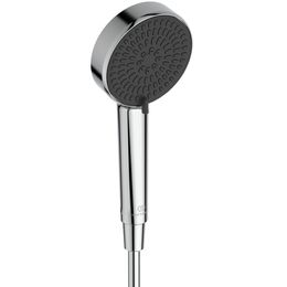 Ideal Standard Duschsystem Ceratwist T25+ ohne Armatur 2-fach-Handbrause und eckige Kopfbrause Chrom BE237AA