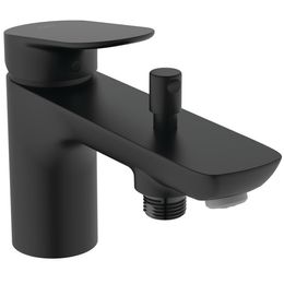 Ideal Standard Badearmatur Ceralife O f&uuml;r Wannenrand 47x190x132mm Silk Black, BE031XG BE031XG