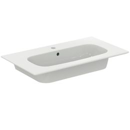 Ideal Standard M&ouml;belpaket i.life A m.Waschtisch 80cm u.Schrank m.chrom Griff Weiss matt, K8743DU K8743DU