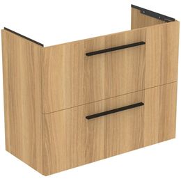 Ideal Standard Waschtischunterschrank i.life S 2 Ausz&uuml;ge 800x375x630mm Eiche Natur, T5295NX T5295NX