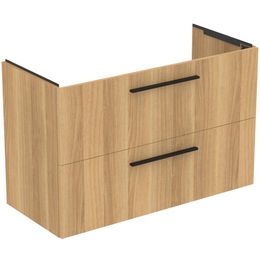 Ideal Standard Waschtischunterschrank i.life A 2 Ausz&uuml;ge 1000x440x630mm Eiche Natur, T5257NX T5257NX