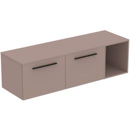 Ideal Standard M&ouml;bel-Set 160cm i.life B 2 Ausz&uuml;ge 1 off.Fach Gr.Schwarz Greige matt, T5841NH T5841NH