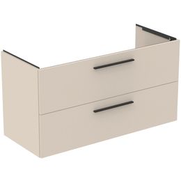 Ideal Standard Waschtischunterschrank i.life B 2 Ausz&uuml;ge 1200x505x630mm Sandbeige matt, T5514NF T5514NF