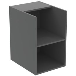 Ideal Standard Seitenelement i.life B f.Waschtischplatte 2 F&auml;cher 400x505x630mm Quarzgrau matt, T532 T5322NG