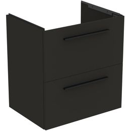 Ideal Standard Waschtischunterschrank i.life A 2 Ausz&uuml;ge 600x440x630mm Carbongrau matt, T5255NV T5255NV