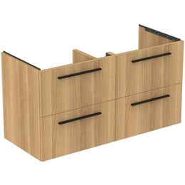 Ideal Standard Waschtischunterschrank i.life B 4 Ausz&uuml;ge 1200x505x630mm Eiche Natur, T5278NX T5278NX