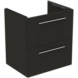 Ideal Standard Waschtisch-Unterschrank i.life A 2 Ausz&uuml;ge 580x440x630mm Carbongrau matt, T6850NV T6850NV