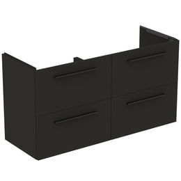 Ideal Standard Waschtischunterschrank i.life A 4 Ausz&uuml;ge 1200x440x630mm Carbongrau matt, T5513NV T5513NV