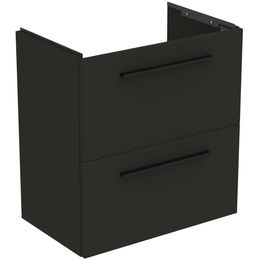 Ideal Standard Waschtischunterschrank i.life S 2 Ausz&uuml;ge 600x375x630mm Carbongrau matt, T5293NV T5293NV