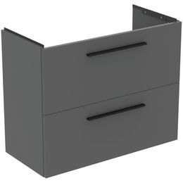 Ideal Standard Waschtischunterschrank i.life S 2 Ausz&uuml;ge 800x375x630mm Quarzgrau matt, T5295NG T5295NG