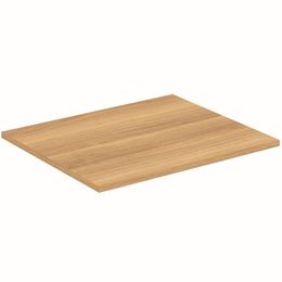 Ideal Standard Waschtischplatte i.life B ohne Ausschnitt 602x506x18mm Eiche Natur, T5281NX T5281NX