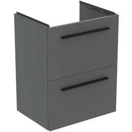 Ideal Standard Waschtischunterschrank i.life S 2 Ausz&uuml;ge 500x375x630mm Quarzgrau matt, T5291NG T5291NG
