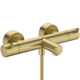 Ideal Standard Badethermostat Aufputz Ceratherm T125 Pin-Griffe Brushed Gold, A7588A2 A7588A2