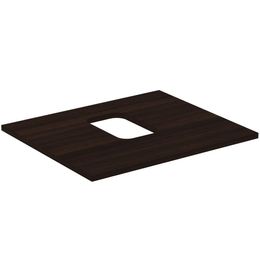 Ideal Standard Waschtischplatte i.life B mittigerAusschnitt f.1 Schale 602x507x18mm Coffee Oak, T540 T5409NW