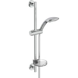 Ideal Standard Brausekombination M3 Idealrain 600mm 3-fach-Handbrause d:100mm 6l, Chrom, BD915AA BD915AA