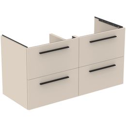 Ideal Standard Waschtischunterschrank i.life B 4 Ausz&uuml;ge 1200x505x630mm Sandbeige matt, T5278NF T5278NF