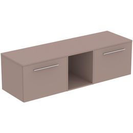Ideal Standard M&ouml;bel-Set 160cm i.life B 2 Ausz&uuml;ge 1 mi.off.Fach Gr.Chrom Greige matt, T5846NH T5846NH