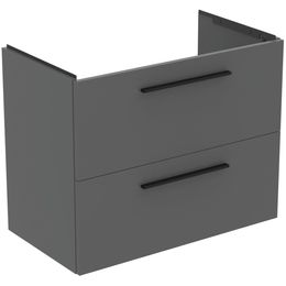 Ideal Standard Waschtischunterschrank i.life A 2 Ausz&uuml;ge 800x440x630mm Quarzgrau matt, T5256NG T5256NG