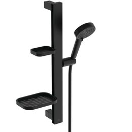 Ideal Standard Brausekombi. Idealrain Alu+ 600mm, 2-fach-Handbrause d:100mm 6l, Silk Black, BE226XG BE226XG