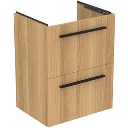 Ideal Standard Waschtischunterschrank i.life S 2 Ausz&uuml;ge 500x375x630mm Eiche Natur, T5291NX T5291NX