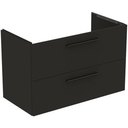 Ideal Standard MWT-Unterschrank i.life B 2 Ausz&uuml;ge Siphon re. 1000x505x630mm CarbongrauMatt, T5585NV T5585NV