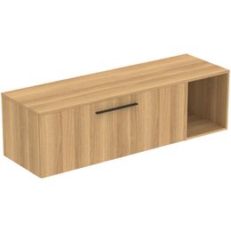Ideal Standard M&ouml;bel-Set 160cm i.life B 1 Auszug 1 off.Fach Gr.Schwarz Eiche Natur, T5837NX T5837NX