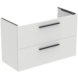 Ideal Standard Waschtischunterschrank i.life A 2 Ausz&uuml;ge 1000x440x630mm Weiss matt, T5257DU T5257DU