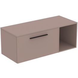Ideal Standard M&ouml;bel-Set 120cm i.life B 1 Auszug 1 off.Fach Gr.Schwarz Greige matt, T5758NH T5758NH