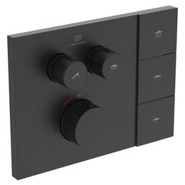 Ideal Standard Brausetherm. Unterputz CTherm Navigo Solos Silk Black, A7894XG A7894XG