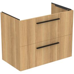Ideal Standard Waschtischunterschrank i.life A 2 Ausz&uuml;ge 800x440x630mm Eiche Natur, T5256NX T5256NX