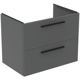 Ideal Standard Waschtischunterschrank i.life B 2 Ausz&uuml;ge 800x505x630mm Quarzgrau matt, T5272NG T5272NG