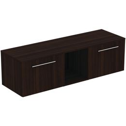 Ideal Standard M&ouml;bel-Set 160cm i.life B 2 Ausz&uuml;ge 1 mi.off.Fach Gr.Chrom Coffee Oak, T5846NW T5846NW