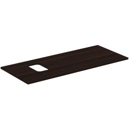 Ideal Standard Waschtischplatte i.life B Ausschnitt links f.1 Schale 1202x507x18mm Coffee Oak, T5457 T5457NW