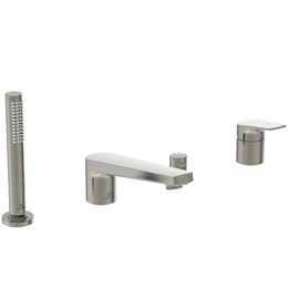 Ideal Standard Badearm. f.Wannenrand La Dolce Vita m.Auslauf m.Handbrause-Set Silver Storm, BD671GN BD671GN