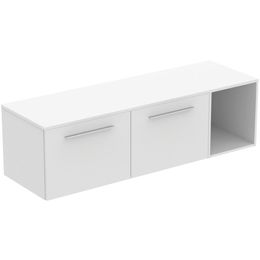 Ideal Standard M&ouml;bel-Set 160cm i.life B 2 Ausz&uuml;ge 1 off.Fach Gr.Chrom Wei&szlig; matt, T5842DU T5842DU
