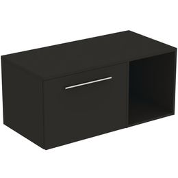 Ideal Standard M&ouml;bel-Set 100cm i.life B 1 Auszug 1 off.Fach Gr.Chrom Carbongrau matt, T5755NV T5755NV