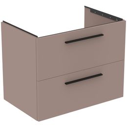Ideal Standard Waschtischunterschrank i.life B 2 Ausz&uuml;ge 800x505x630mm Greige matt, T5272NH T5272NH