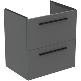 Ideal Standard Waschtischunterschrank i.life A 2 Ausz&uuml;ge 600x440x630mm Quarzgrau matt, T5255NG T5255NG