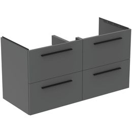 Ideal Standard Waschtischunterschrank i.life B 4 Ausz&uuml;ge 1200x505x630mm Quarzgrau matt, T5278NG T5278NG