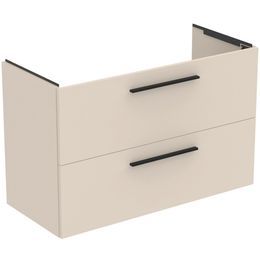 Ideal Standard Waschtischunterschrank i.life A 2 Ausz&uuml;ge 1000x440x630mm Sandbeige matt, T5257NF T5257NF