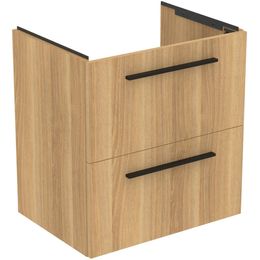Ideal Standard Waschtischunterschrank i.life A 2 Ausz&uuml;ge 600x440x630mm Eiche Natur, T5255NX T5255NX